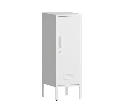 China Single Door  Storage Cabinet With 2 Adjustable Shelf KD Structure for sale