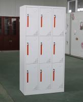 China 9 Door Cold Rolling Steel Office Lockers For Office / Hospital for sale