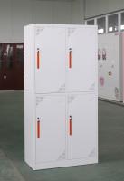 China Cold Rolling Steel Office 4 Door Metal Lockers Powder Coating For University for sale