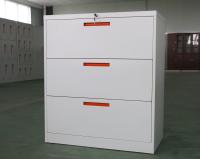 China Assembled Spcc 3 Drawer Lateral File Cabinet Modern Style for sale