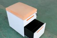 China 2 Drawer Non Kd Mobile Pedestal Cabinet Steel Lockable For Office File for sale