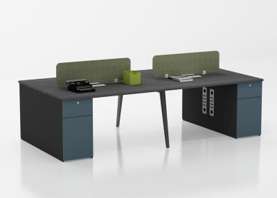 China Customized Office Workstation Desk For 4 Persons , Modular Workstation Furniture for sale