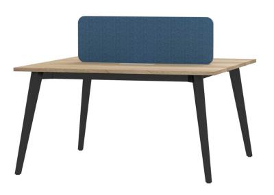 China Wooden 2 Person Workstation Home Office Use Contemporary Heat Resistance for sale