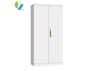 China Steel Swing Door Cupboard H1850*W900*D400(MM) KD Structure Office Furniture for sale
