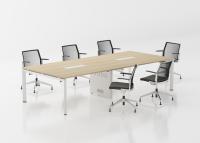 China Modular Rectangular Office Meeting Table Furniture For 8 Person Conference for sale