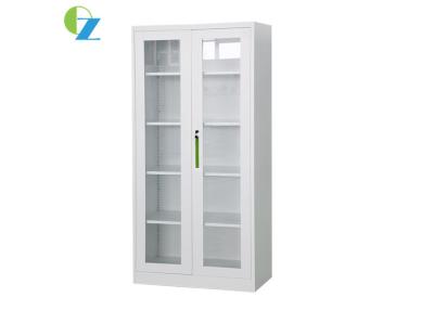 China Modern Steel Glass Swing Door Cupboard Powder Coating for sale