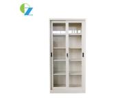 China Any RAL Color Sliding Door Steel Cupboard Metal Stationery Cabinet 0.4mm-1.0MM for sale