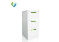 China Office Vertical 3 Drawer Metal Filing Cabinet With Lock OEM / ODM Service for sale