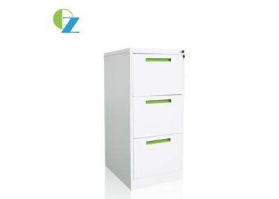 China Office Vertical 3 Drawer Metal Filing Cabinet With Lock OEM / ODM Service for sale