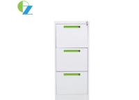 China Three Drawers Vertical Steel Filing Cabinets Office Furniture Customized for sale