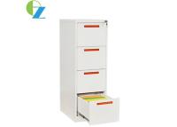 China OEM Vertical Steel Filing Cabinets , 4 Drawer Lockable File Storage Cabinet for sale