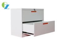 China Cabinet Customized 0.8mm Office Lateral File Cabinets Two Drawers for sale