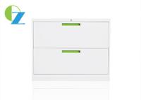 China Modern 0.5mm Cold Rolling Steel 2 Drawer Lateral File Cabinet for sale