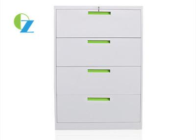 China Steel Four Drawer Lateral File Cabinet For Office / Commercial / Educational for sale