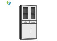 China Two Drawer Metal Cupboard Can Customized For Office H1850*W900*D400(MM) for sale
