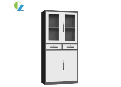 China Two Drawer Metal Cupboard Can Customized For Office H1850*W900*D400(MM) for sale