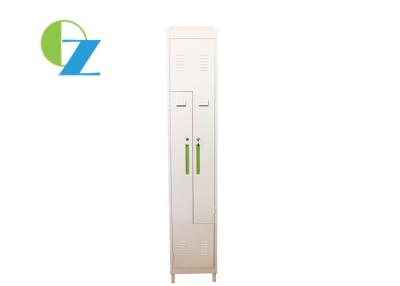 China Z Shape Vertical Steel Office Lockers , Metal Locker Style Wardrobes Durable for sale