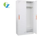 China 900MM Width Office Steel Office 2 Lockers With Red Steel Handle for sale