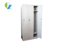 China Customized Steel Office Lockers 3 Door Storage For School Students for sale