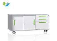 China Office Metal Mobile Pedestal Cabinet Sliding Door Assembled Construction for sale