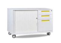 China Germany Rehau Tambour Door Cabinet Office Steel Mobile Caddy Cabinet for sale