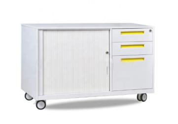 China Germany Rehau Tambour Door Cabinet Office Steel Mobile Caddy Cabinet for sale