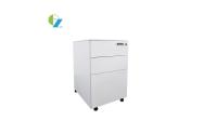 China Steel Mobile Pedestal Cabinet , 3 Drawers Filing Cabinet With Combination Lock for sale