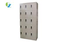 China KD Structure 15 Door Locker Cabinet Wardrobe steel clothes lockers For Staff for sale