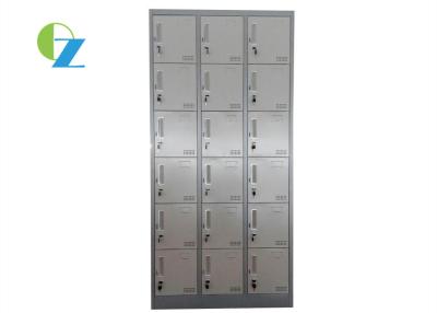 China Multiple Steel Office Lockers Cabinet Customized Color 18 Door for sale