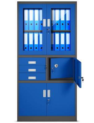 China Metal Storage KD Structure Steel Office Cupboard 1850*900*400MM for sale