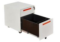 China KeyLock Low Storage RAL Mobile Pedestal Cabinet With Casters for sale