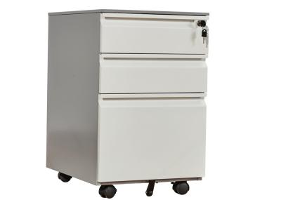China Modern Two Drawer Gooseneck Mobile Pedestal Cabinet for sale