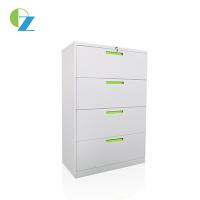 China Cold Rolled Steel Office Lateral File Cabinets With 4 Drawers Modern Design for sale