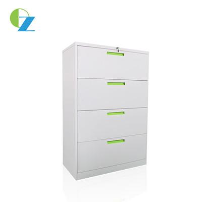 China Cold Rolled Steel Office Lateral File Cabinets With 4 Drawers Modern Design for sale