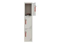 China 2 Door Vertical Steel Wardrobe Lockers For Office / School / Hotel / Hospital for sale