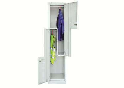 China Z Door H1850mm Vertical Steel Office Lockers Wardrobe Gym School Cabinet for sale