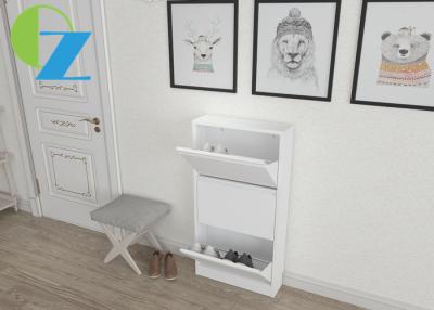 China 3 Drawer Shoe D150MM 0.5mm Slim Metal Storage Cabinet for sale