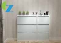 China Width 800mm Three Drawer Non KD Slim Metal Cabinet for sale
