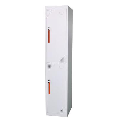 China Vertical Steel Wardrobe Lockers 2 Door For Office / School / Hotel / Hospital for sale