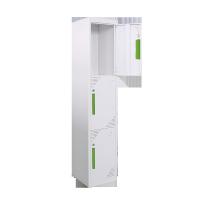 China Cold Rolling Steel Plate 3 Door Steel Office Lockers For School for sale