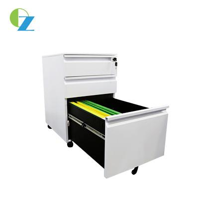 China 0.6mm Steel Storage Keylock Mobile Pedestal Cabinet for sale