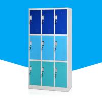 China Office 9 Door Locker Style Cabinet Height 1850mm KD Structure for sale