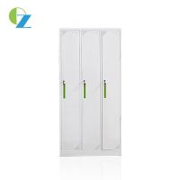 China 3 Door Thick 0.5mm Locker Room Cabinets For School Students for sale