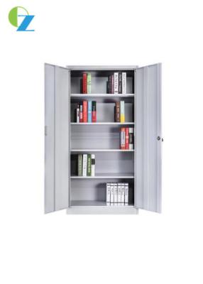 China 4 Layer Office Furniture Steel Office Cupboard KD Structure 2 Swing Door for sale