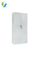 China KD structure 2 Door Office Storage Cabinet Steel Cupboard With 4 Shelves for sale
