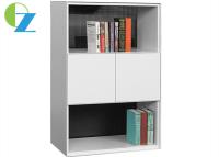 China Slim Edge Steel Modular Cabinet Multiple Tier With Swing Door Open Shelf for sale
