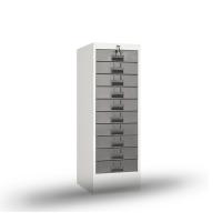 China Non Knock Down H1324mm Vertical Steel Filing Cabinets Steel 15 Drawer Filing Cabinet for sale