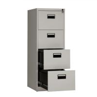 China SPCC 4 Drawer Vertical Steel Filing Cabinets Width 452MM for sale
