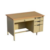 China Multi Drawers Steel Executive Desk With RAL Color Knock Down for sale