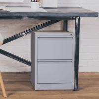 China 500mm Depth 2 Drawer Steel File Cabinet Under Desk Any Ral Color Available for sale
